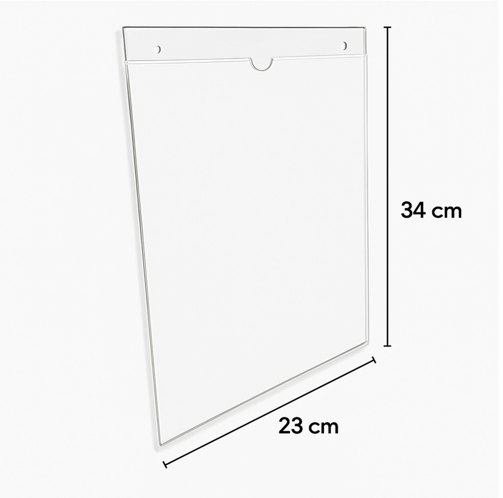 PORTA HOJA ACRILICO A4 VERTICAL | VALKA